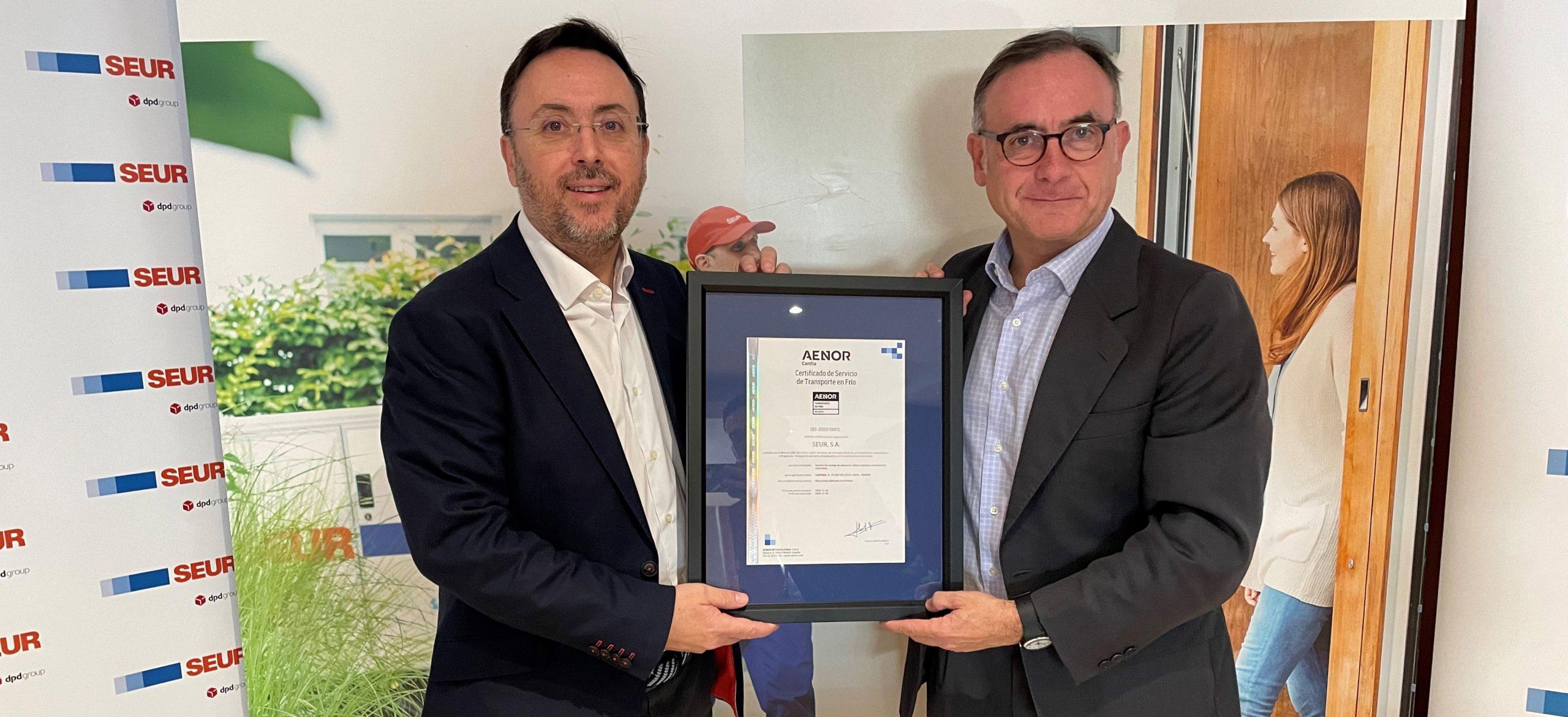 SEUR obtiene el certificado ISO 23412 de AENOR de transporte a ...