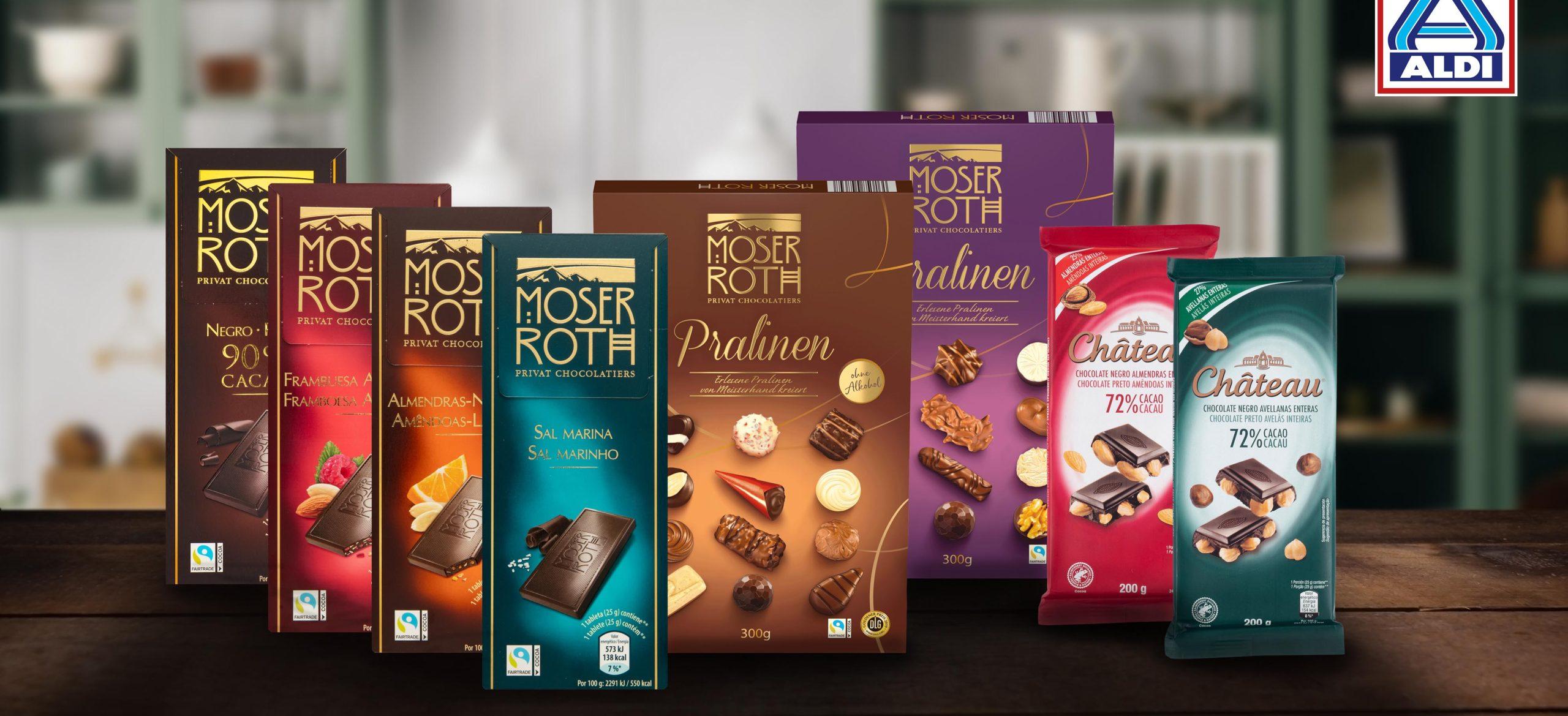 ALDI amplía su surtido de chocolates de marca propia con más de 30 ...