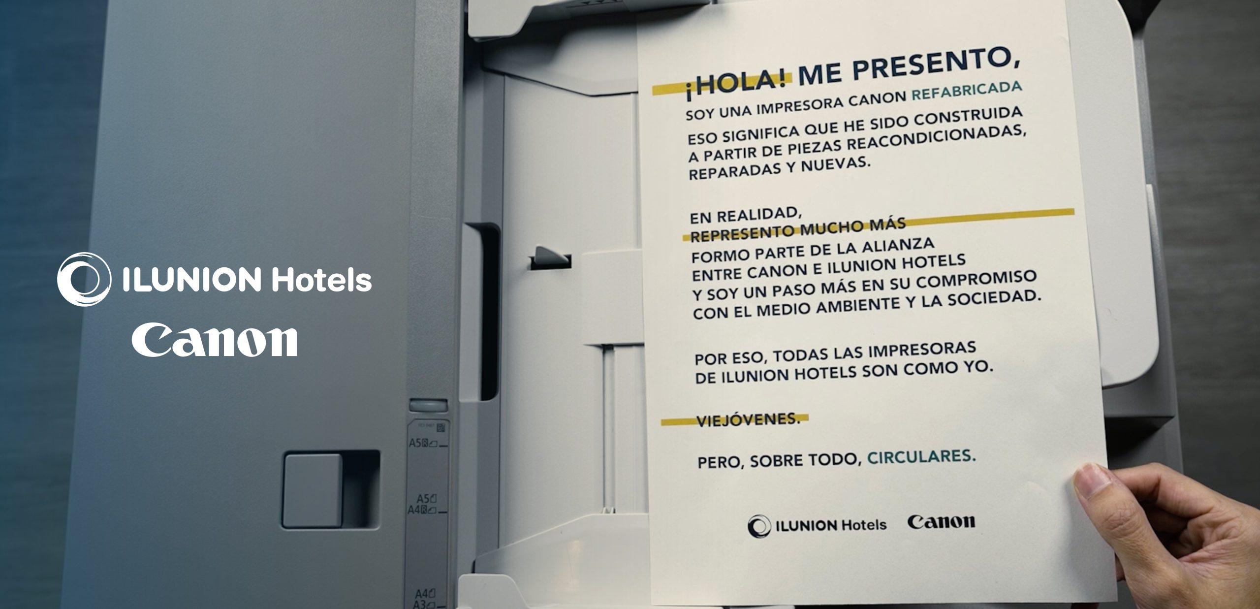 ILUNION Hotels y Canon se unen para impulsar la economía circular ...