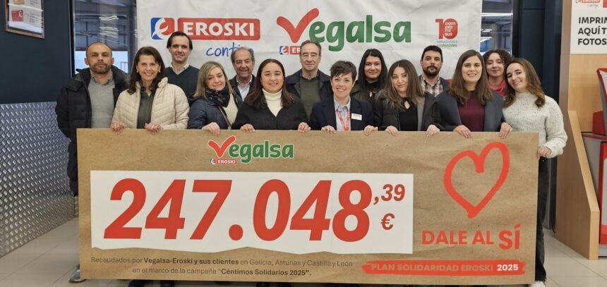 Vegalsa-Eroski dona 247.000 euros en 2025 a causas sociales a través de ...